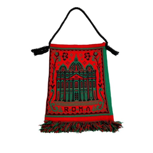 Bags | Vintage 8s Tote Bag Purse Market Shoulder Bag Roma Festival Bag ...